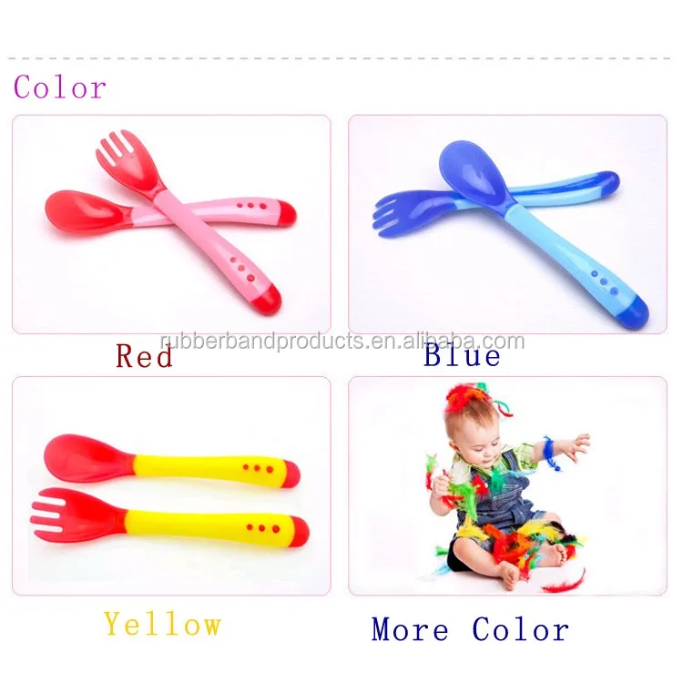 High Quality Comfortable Temperature Color Changing Silicone Spoon For ...