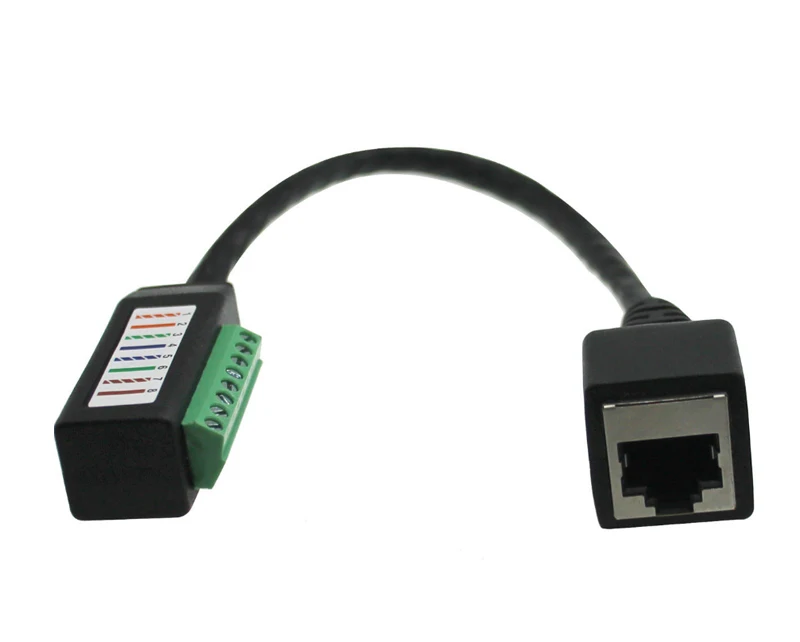Pigtail Cable Solderless Rj45 Female To Terminal Dongle Rj45 Female To ...