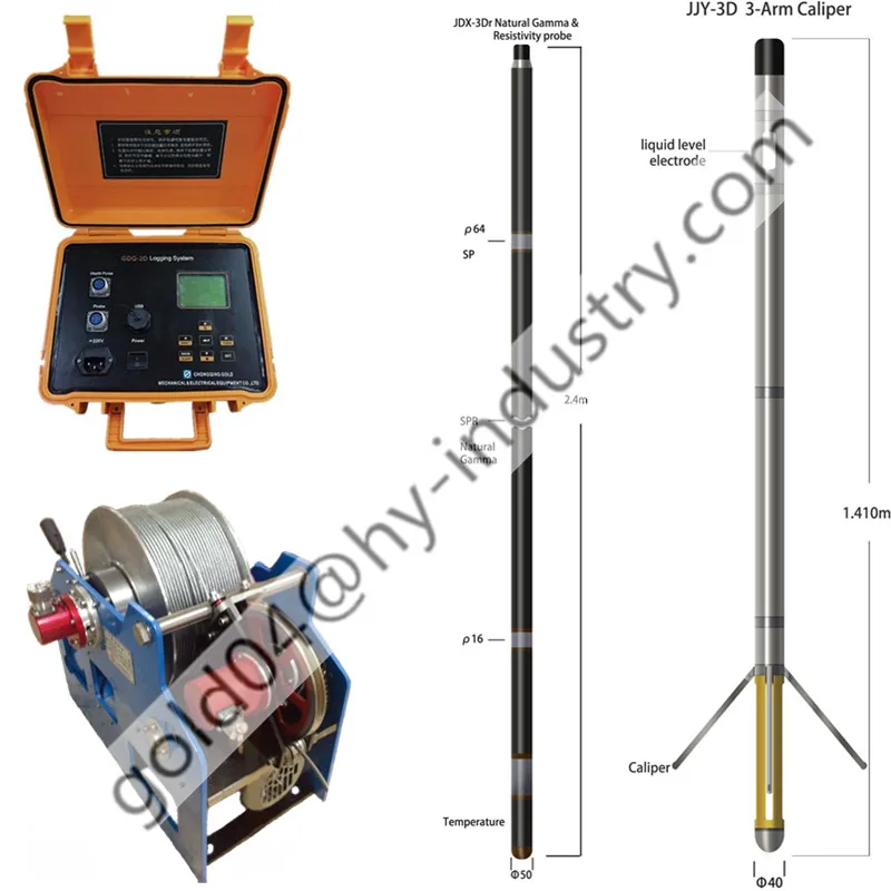 16 and 64 Resistivity Logging Tool - Gold Geo Borehole Logger
