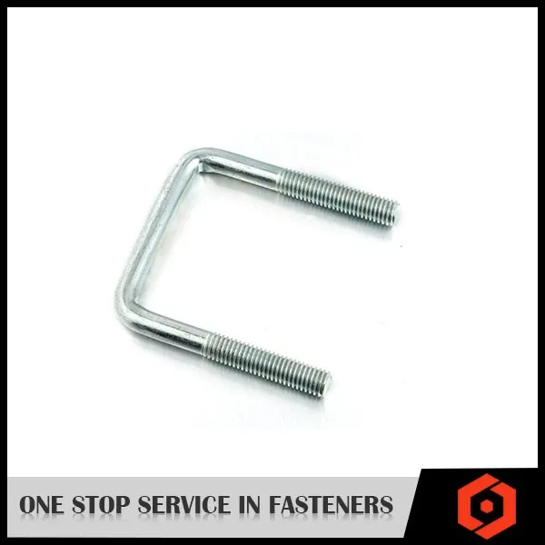 Carbon Steel U Shape Bolts And Nuts Zinc Coated Square Bend U Bolts ...