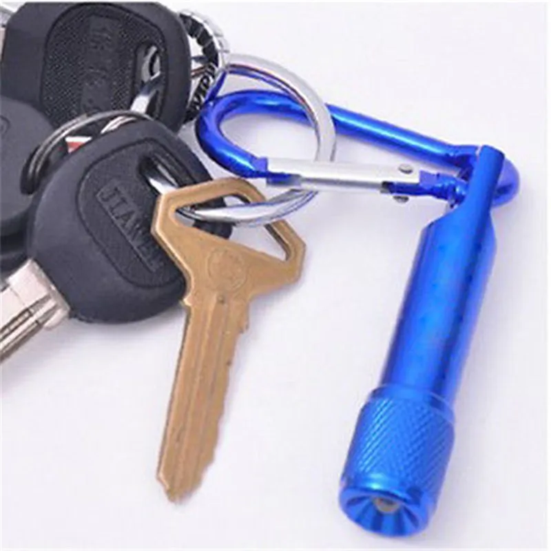 Mini Portable Key Chain Flash Light Lr41 Button Cell Battery 1 Led ...