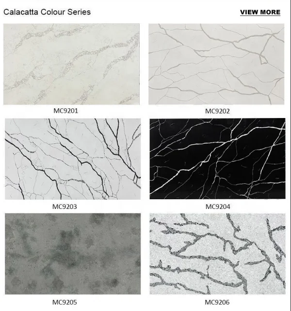 China Calacatta Black Quartz Marble Slab Italy - Durable & Stylish