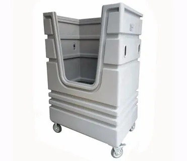 Plastic Laundry Cage Trolley - Durable & Efficient