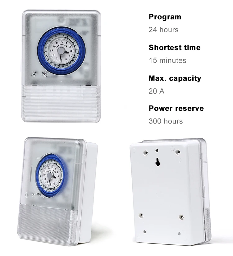 24 Hour Programmable Appliance Ac Timer Switch,Analog Light Panel ...
