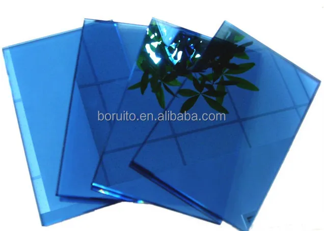 Dark Blue Coloured Reflective Glass - Buy Reflection Glass,Dark Blue ...