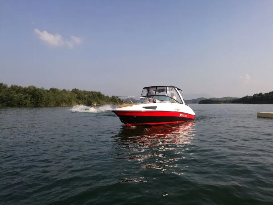 16ft Fiberglass Water Catamaran Power Jet Ski Boat - Buy Fiberglass ...