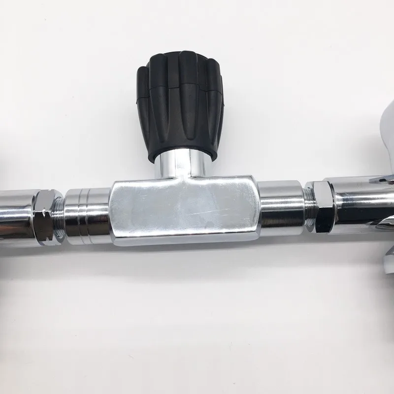 Double Tank Dual Valve Manifold for Scuba Diving - Stainless Steel ...