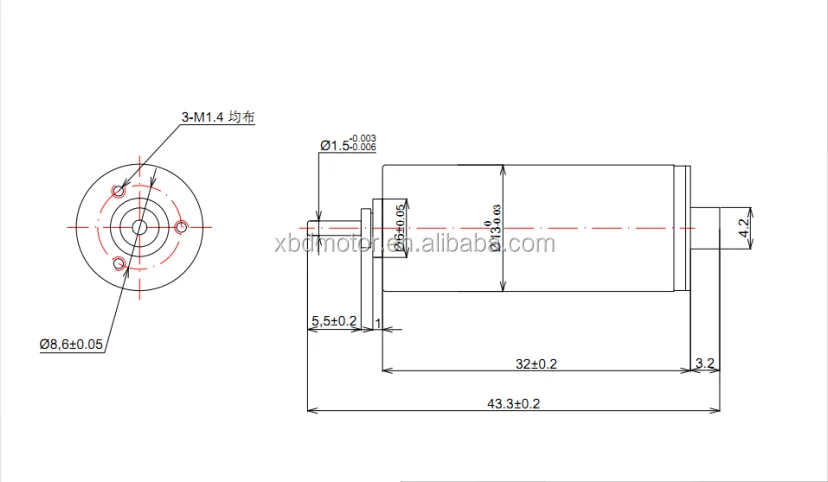 High Speed 12v Electric Coreless Dc Motor 10000 Rpm - Buy High Quality ...