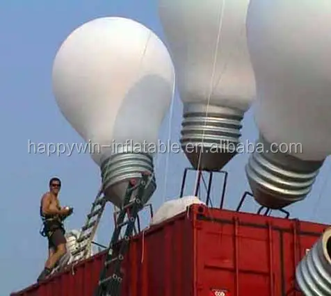 Large Inflatable Light Bulb Balloon Pvc Inflatable Giant Bulb Model ...
