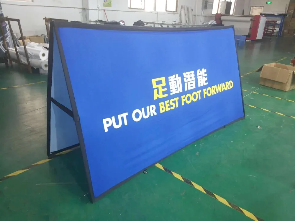 Branded Double-Sided Printed Horizontal Square Pop-Up Banner for Custom ...
