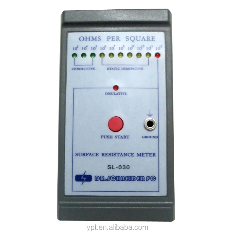 Sl-030 Esd Surface Resistivity Meter/electric Resistance Tester Surface ...
