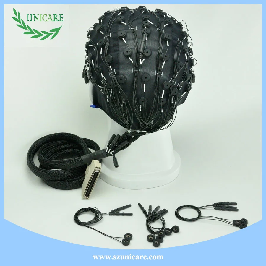 Medical Eeg Cap With High Sensor Ear Clip Electrodes - Buy Electro-cap ...