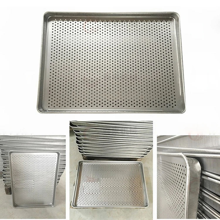 Custom Made Commercial Stainless Steel Perforated Sheet Pan Wire Mesh ...
