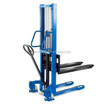 Hand Small Manual Stacker Truck Lift Forklift - Buy Hand Stacker Truck ...