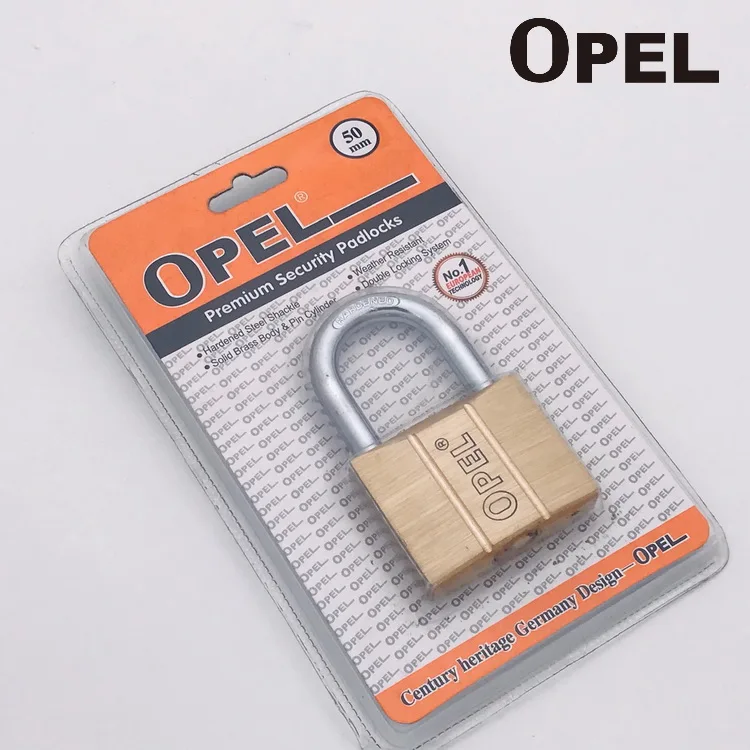 Opel Anti Rust Top Security Square Brass Uncuttable Rekeyable Solex ...