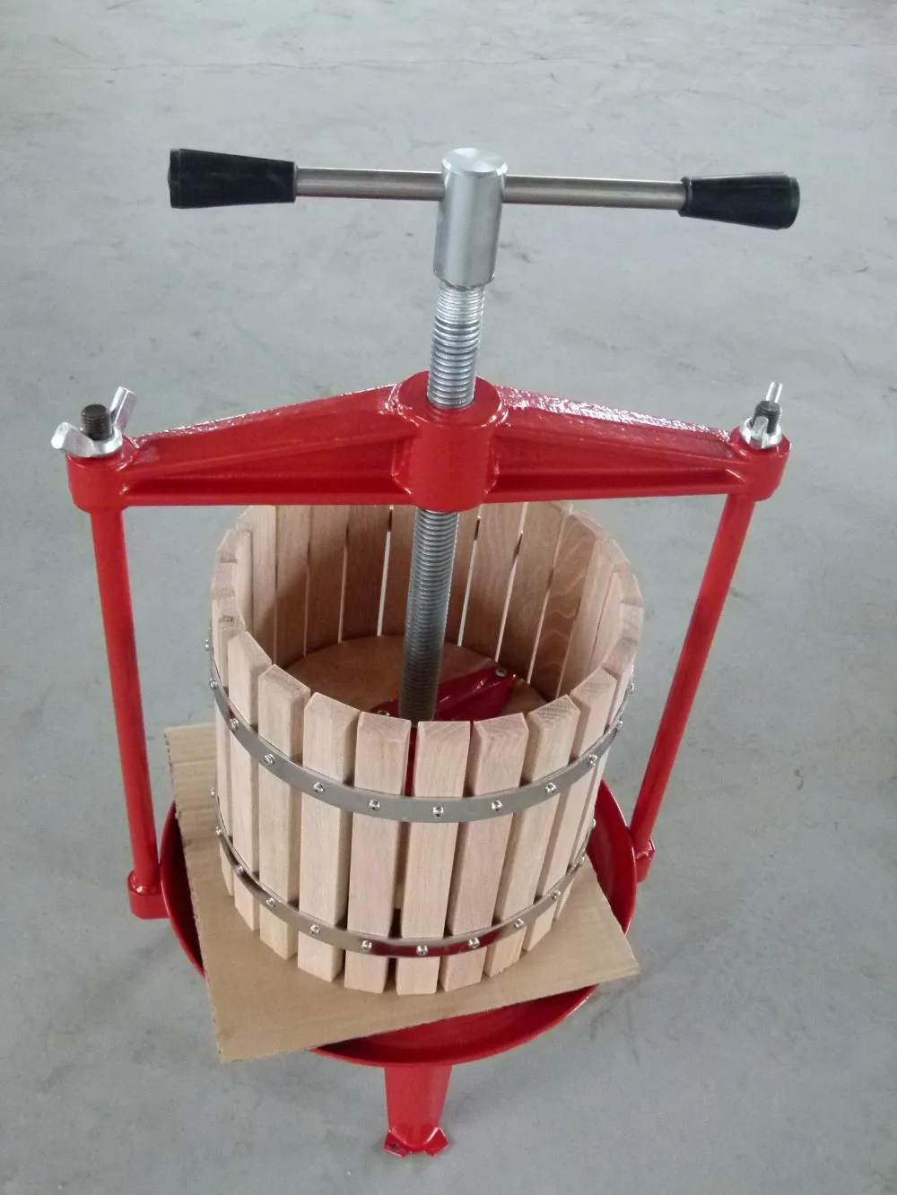12L Stainless Steel Fruit Press for Sale - Manual & Efficient