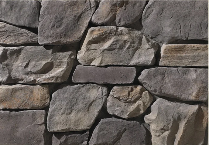 Prefab Stone Wall/stone Hardboard Wall Panel/wall Cladding Split Face ...