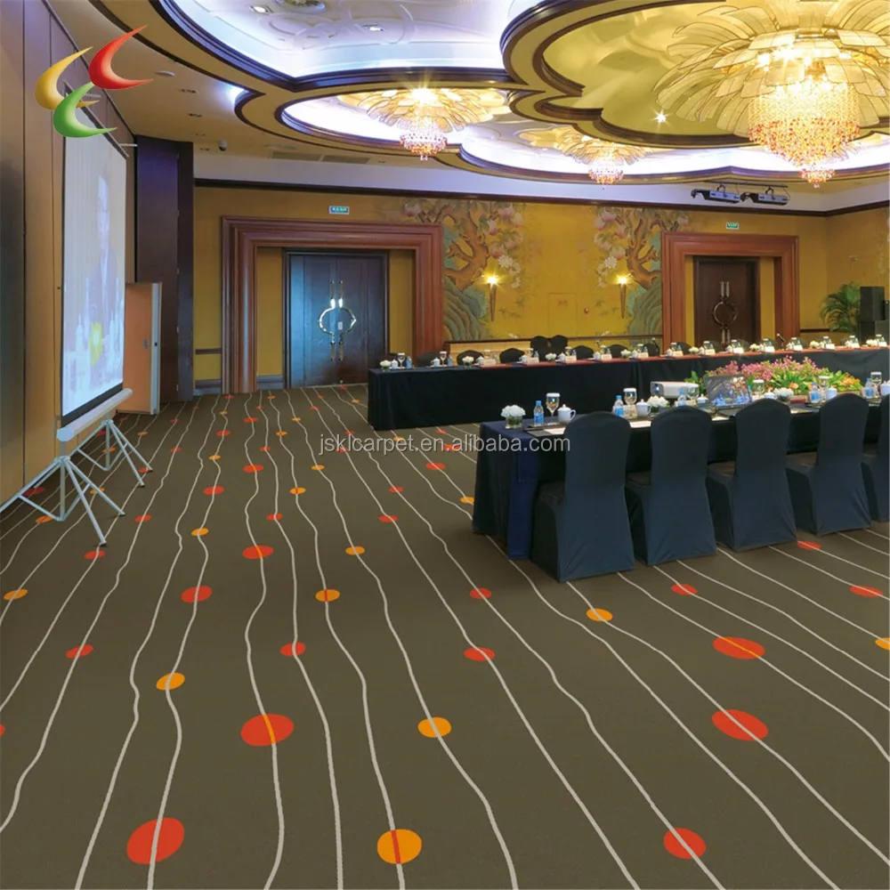 Luxury Customized Meeting Room Carpet Hotel Nylon66 Printed Carpet ...