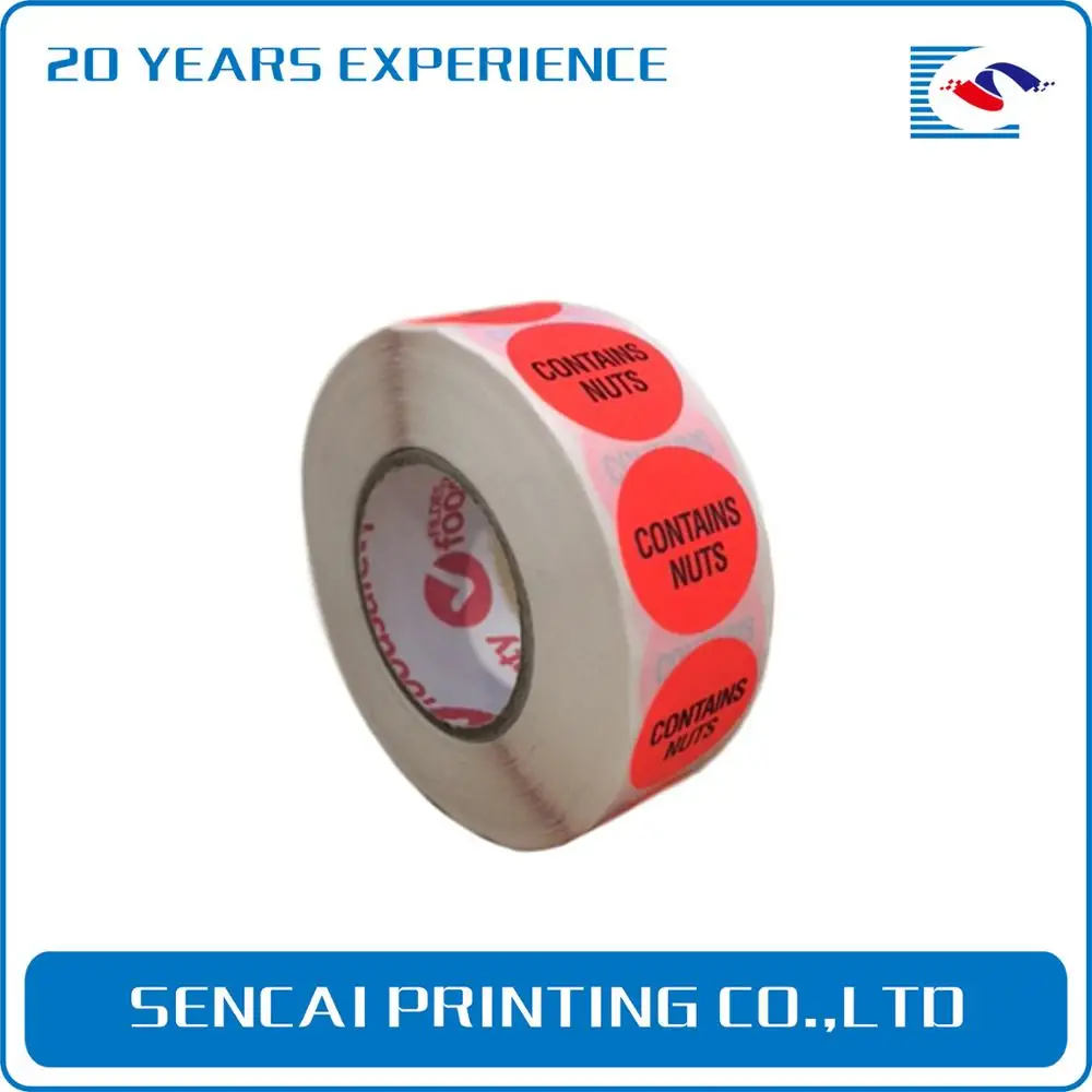 Custom Self Adhesive Printed Round Stickers - Buy Label Sticker,Round ...