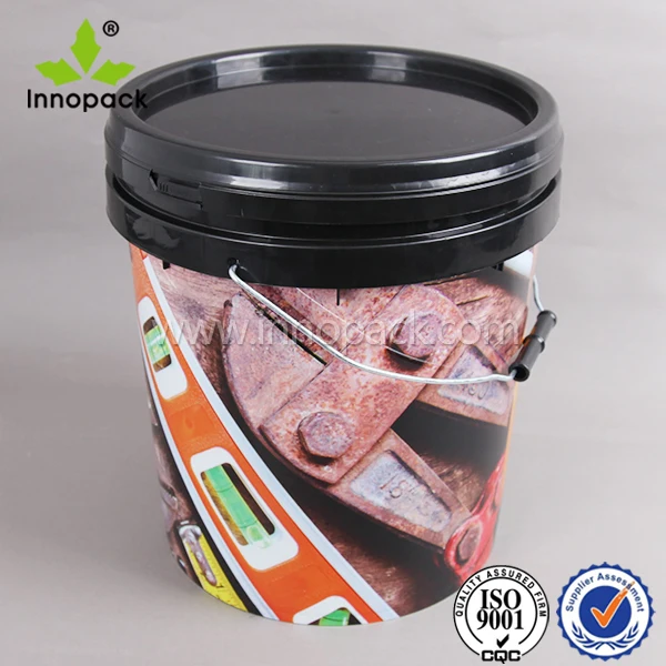 10l 15l 20l Plastic Pails With Lid And Handle For Packing Hdpe Plastic ...