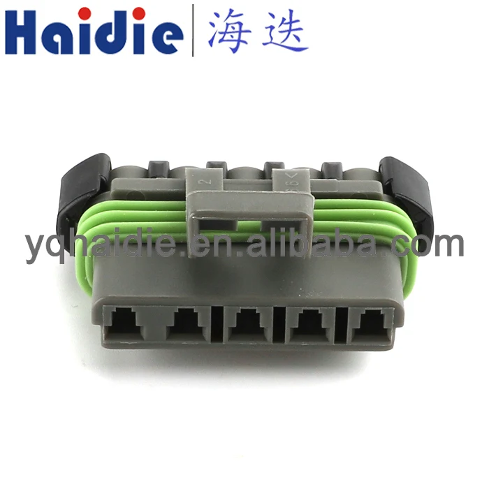 Haidie 5 Pin Waterproof Female Automotive Electric Plug Car Connector ...
