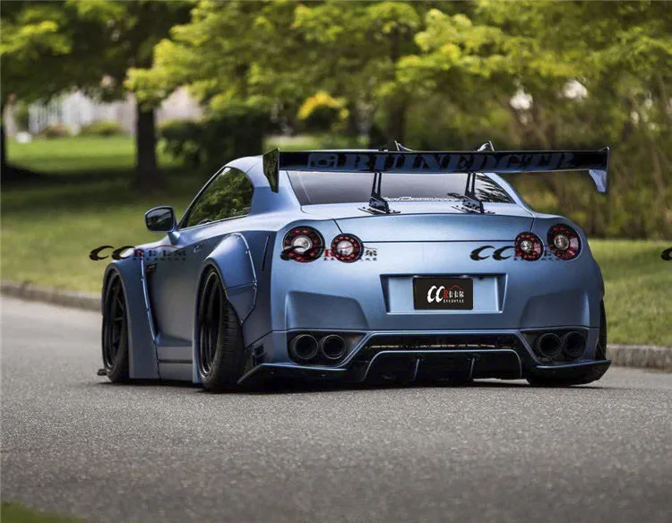 Beautiful L&b Style Wider Body Kit For Nissa Gtr 35 Front Bumper Rear ...