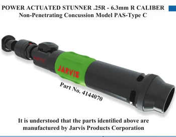 Jarvis Power Actuated Stunner Model Pas- Type C Concussion/cattle Gun ...