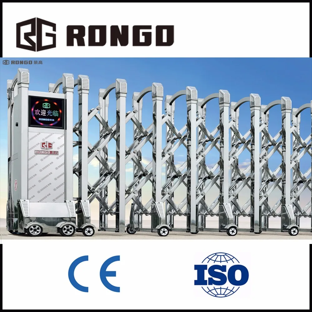 Aluminium Sliding Gate /security Fence Gate/electric Security ...