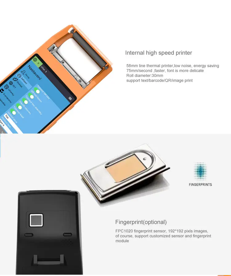 Nfc Smart Payment Android Rugged Handheld Bus Parking Ticket Machine ...