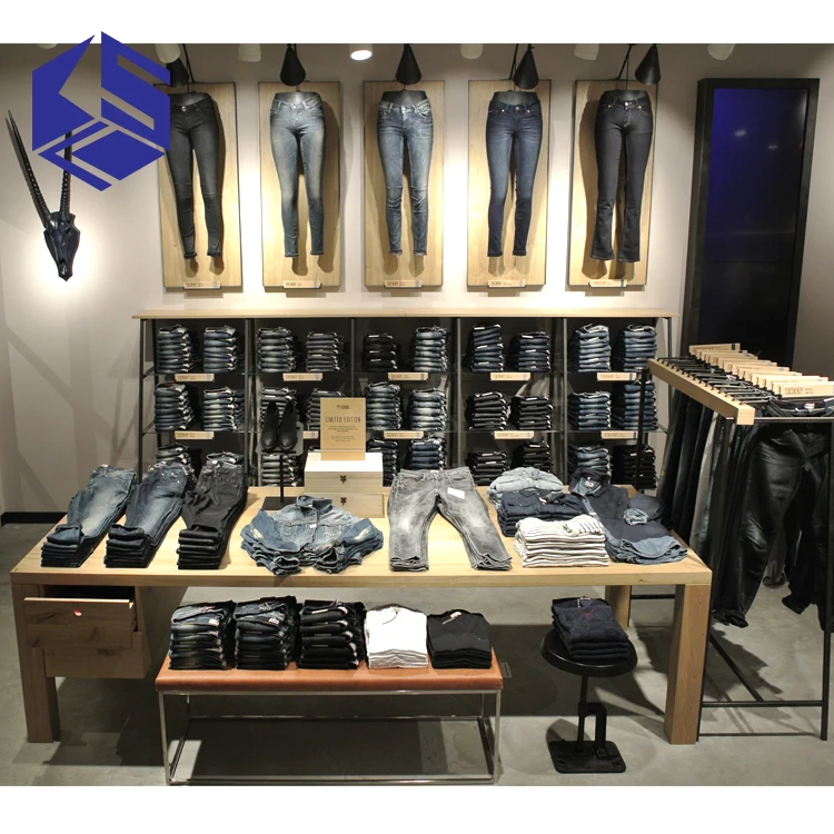 Shop Our Retail Clothes Shop Furniture - Jeans Display Racks