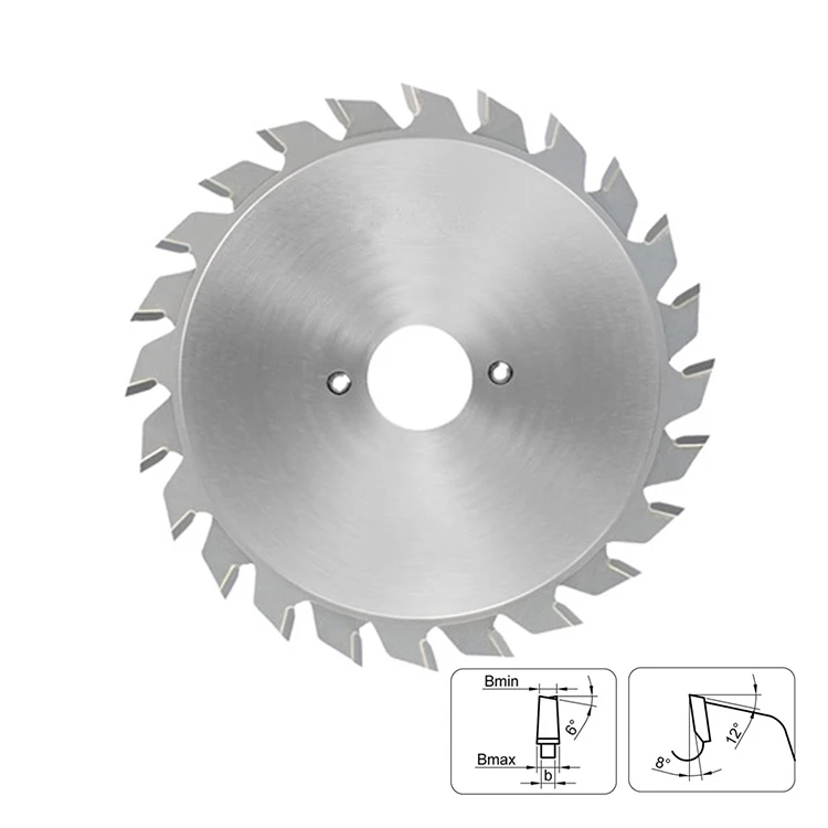TCT Circular Adjustable Scoring Saw Blade with Conical Teeth for ...
