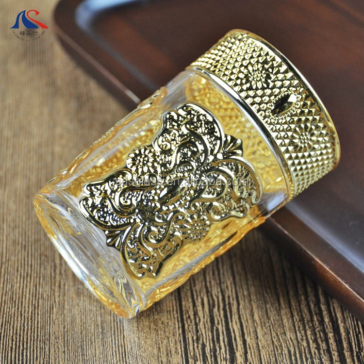 Middle East Style 6oz Gold Plated Tea Drinking Glasses