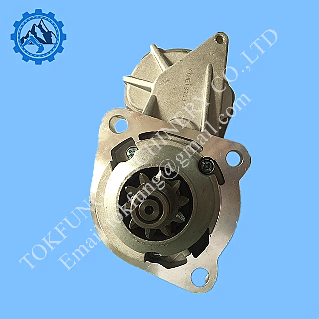 Starter Motor 12v 10t 3863128 3864298 For Hyundai 6bt5.9 Engine R210lc ...