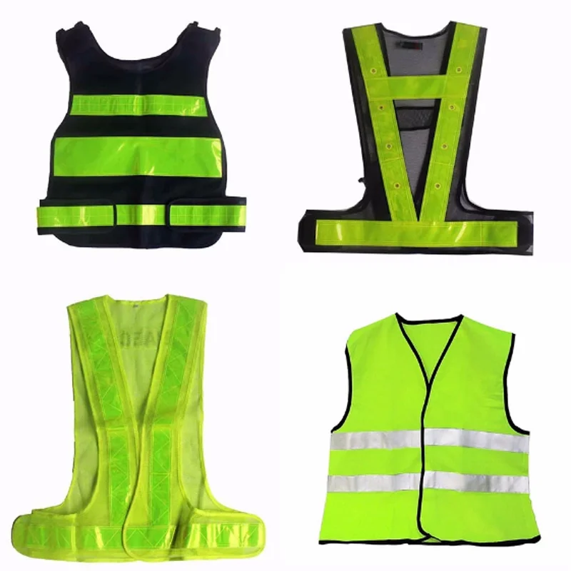 Fluorescent Yellow High Vis Reflective Tactical Sash Vest Flame ...