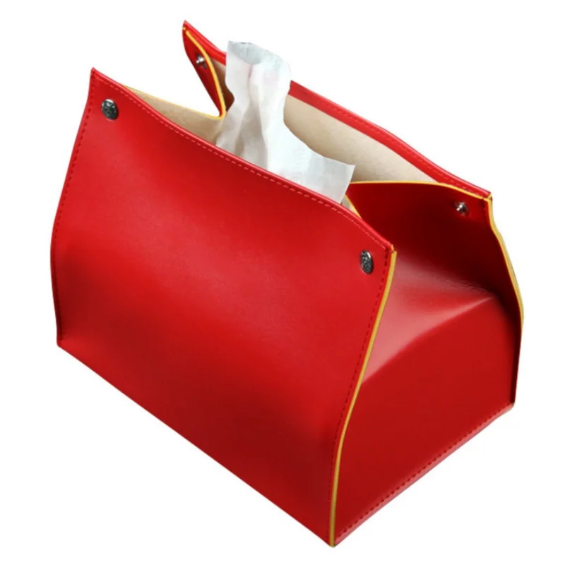 Wholesale Durable Red Facial Tissue Box Holders For Home - Buy Pu ...