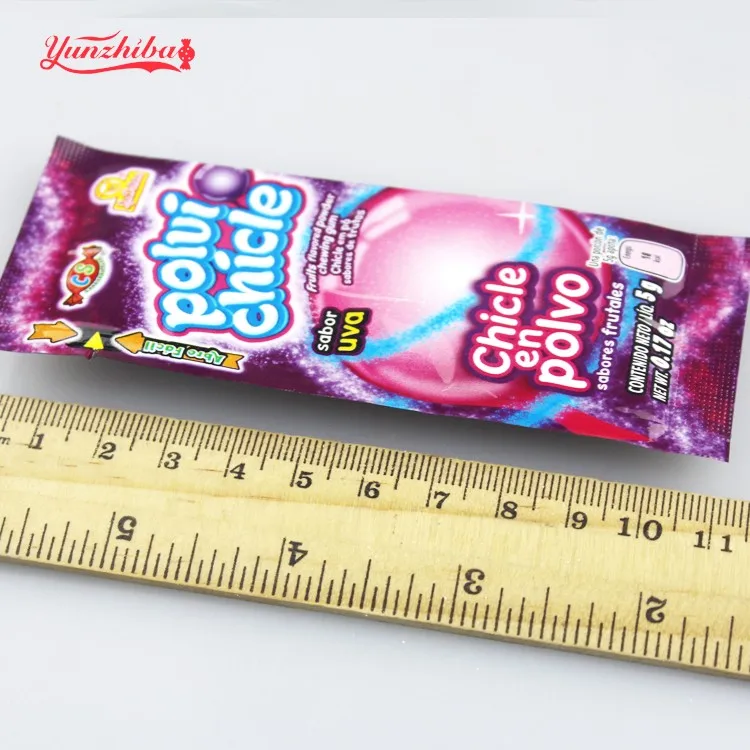 Fruit Flavor Multi-colored Magic Powder Chewing Bubble Gum - Buy Powder ...