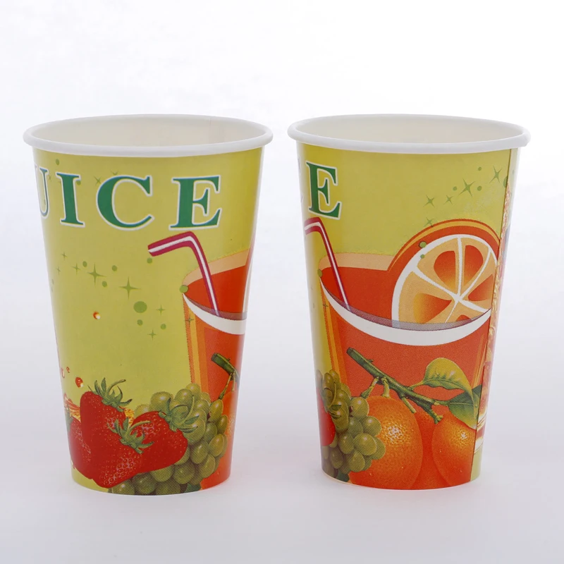 Pe Coated Soda Cold Drinks Single Wall Party Paper Cups For Coffee Or ...