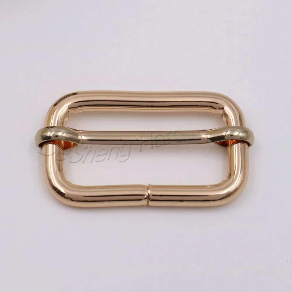 High Quality Handbag Hardware Gold Metal Adjustable Buckle For Leather ...