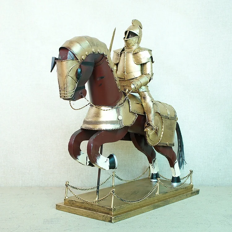 Metal Crafts European Medieval Armor Knight Model Decorations Iron ...