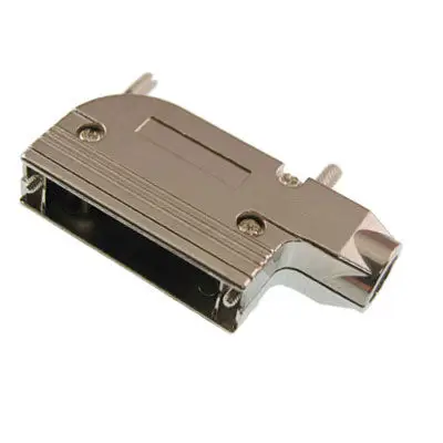 Connector Backshell Hood For D-sub 15 Way 90 Degree Straight Die Cast ...