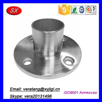 T 316 Stainless Steel Round Pipe Base Plate,Round Tube Post Anchor ...
