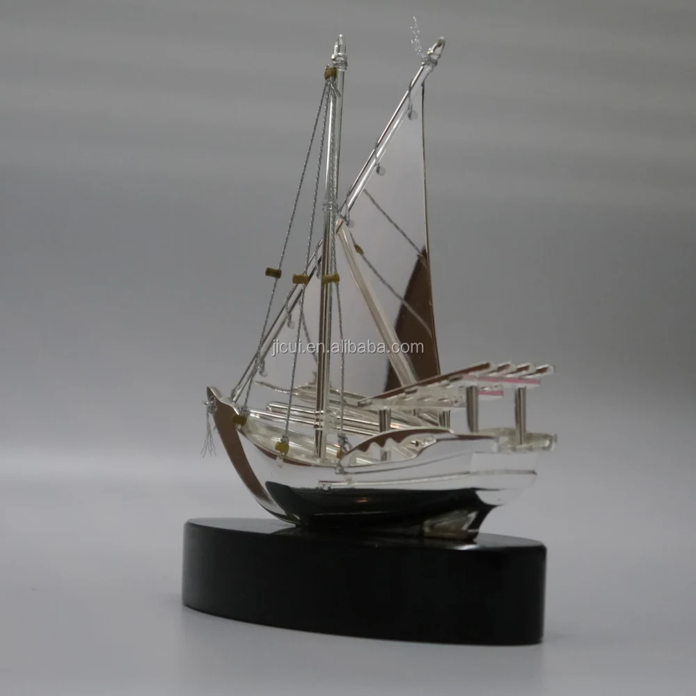 Noble Customized Gold Or Silver Crystal Ship Model/elegant Ship ...