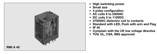RMIA45 14 핀 원래 보조 릴레이 전자기 릴레이| Alibaba.com