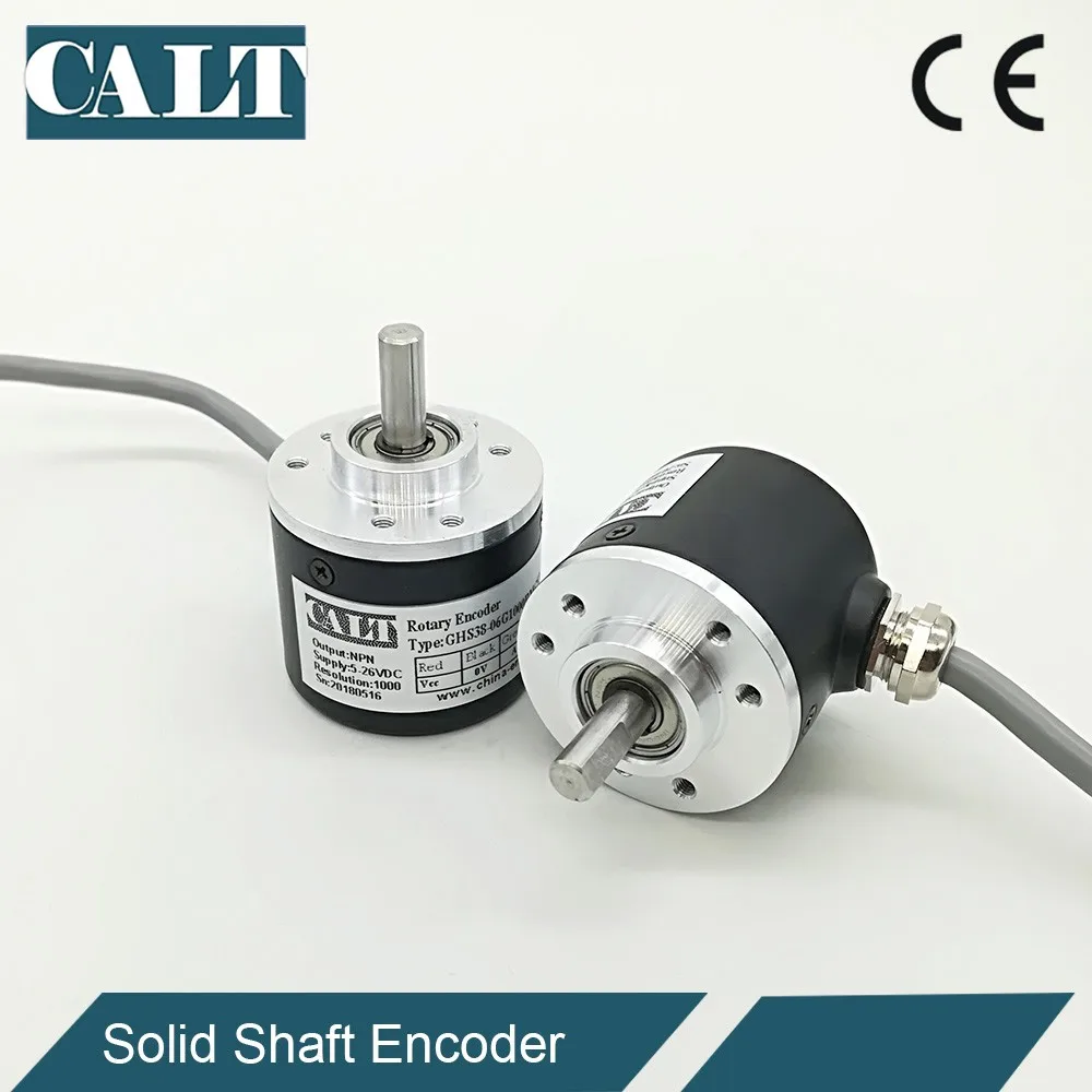 Calt Ghs38 1000p/r Rotary Encoder Abz Phase 5-26v Npn Output For Fabric ...