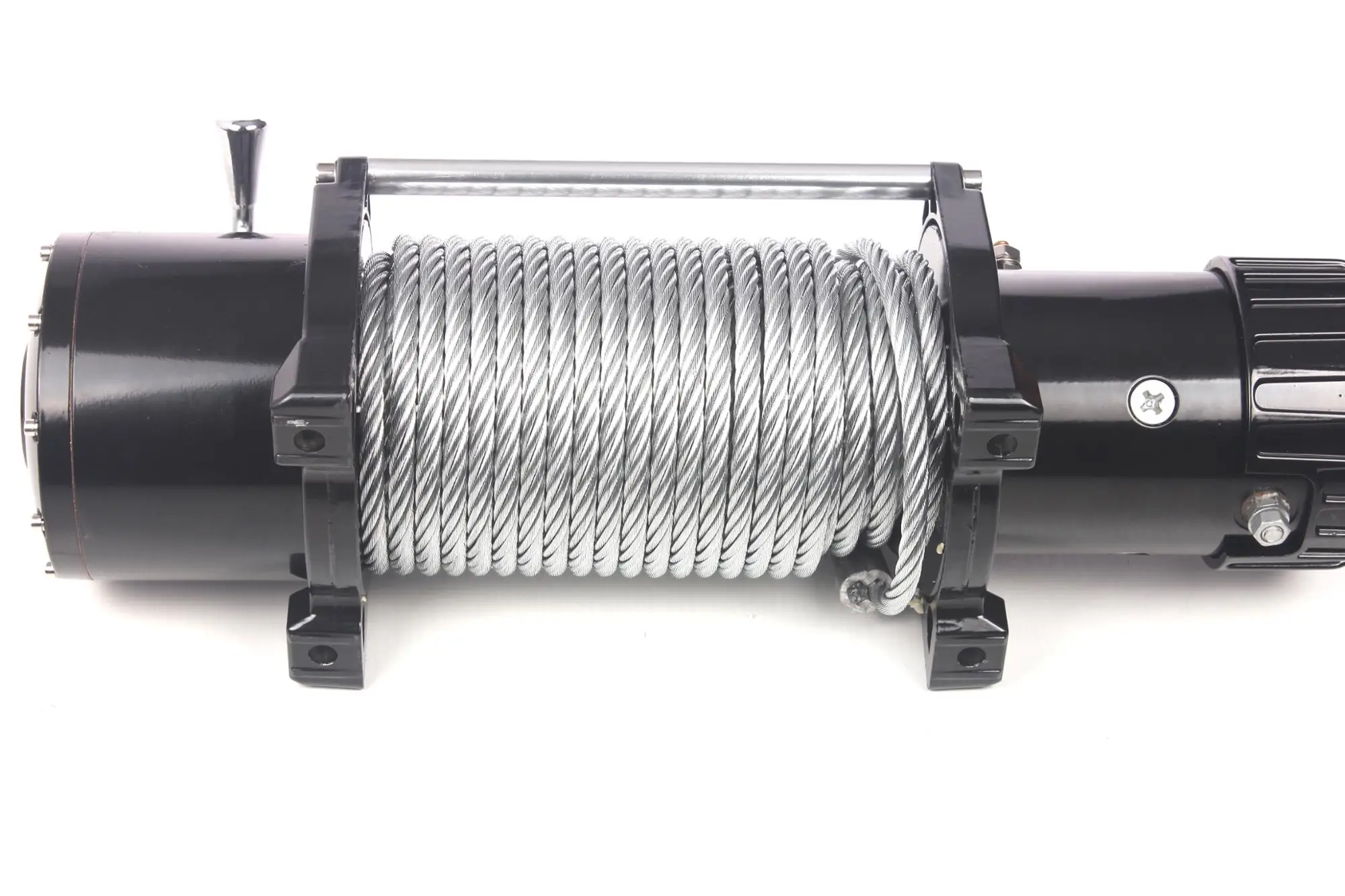 220V Double Drum High Mast Electric Winch - 12000lbs