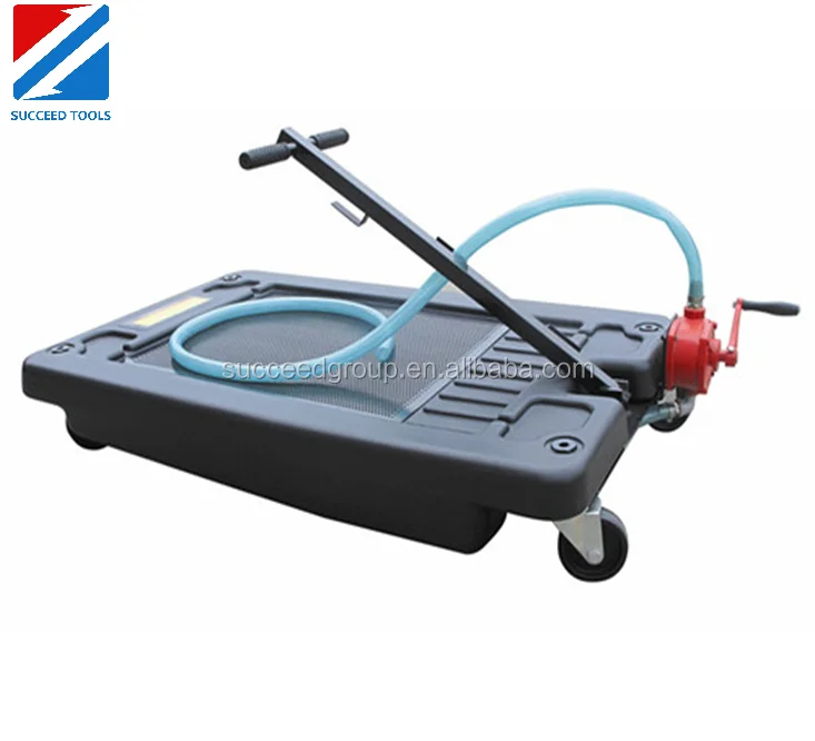 70L Low Profile Light Weight Waste Oil Drain Tank Cart