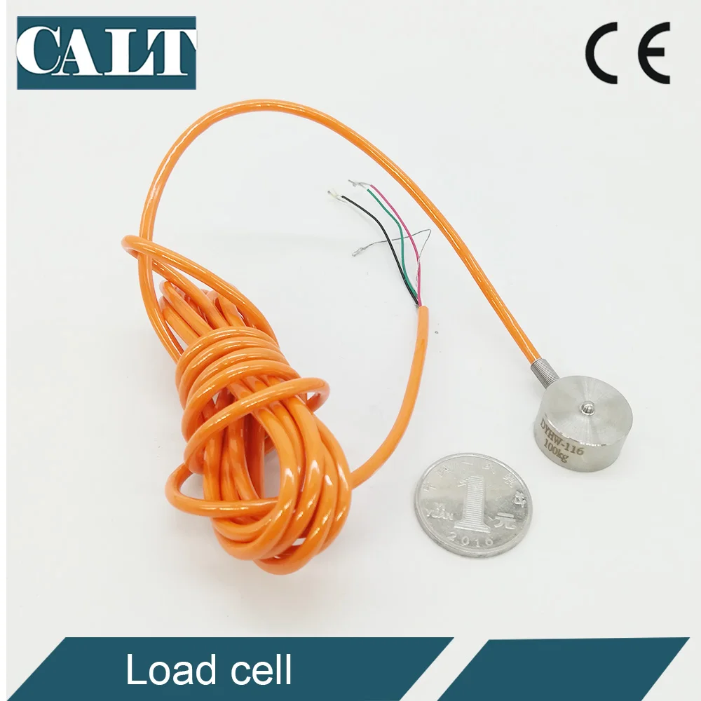 Miniature Button Load Cell 5/10/20/50/100/200/300/500kg 1t 2t 3t 5t Calt High Precision Dyhw-116 ...