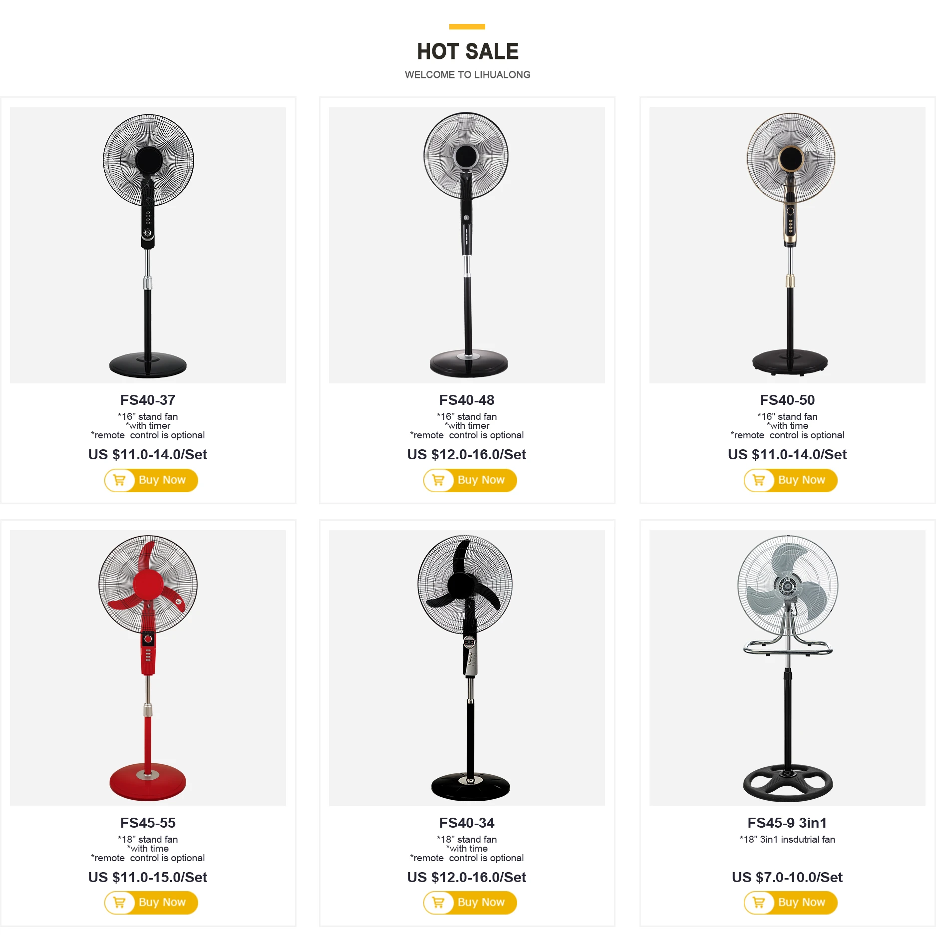 Guangdong Shunde Lihualong Electrical Appliances Co., Ltd. - stand fan ...