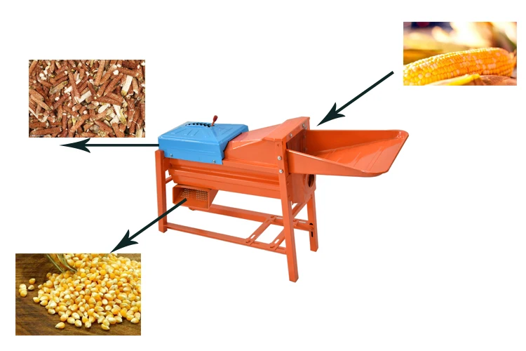 High Efficiency Corn Thresher Dehusker Machine - Buy Corn Dehusker,Corn ...