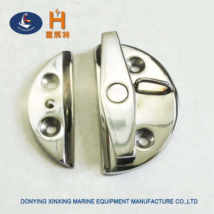 Marine Boat Round Twist Lock Door Cabine Hatch Turn Catch Latch SS316